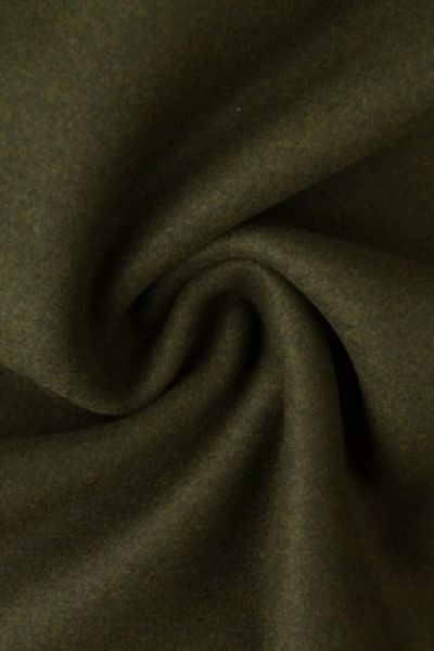 Wolle - Dunkel Armeegrün - 33 | Budgetstoffe.de